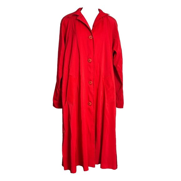 Vision | Jackets & Coats | Vintage Vision Womens Size 6 Red Swing Coat ...